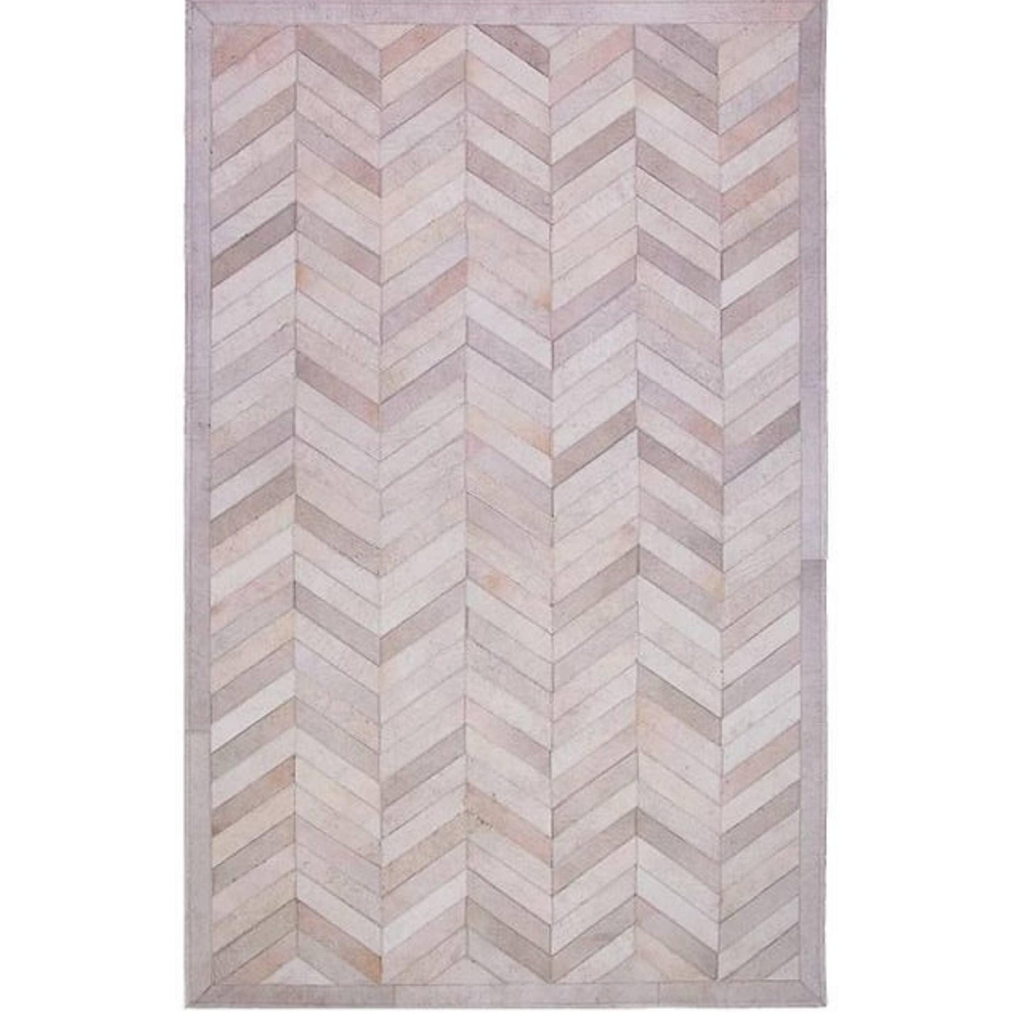 Poshrug Grey Chevron Cowhide Rug – Posh Rug