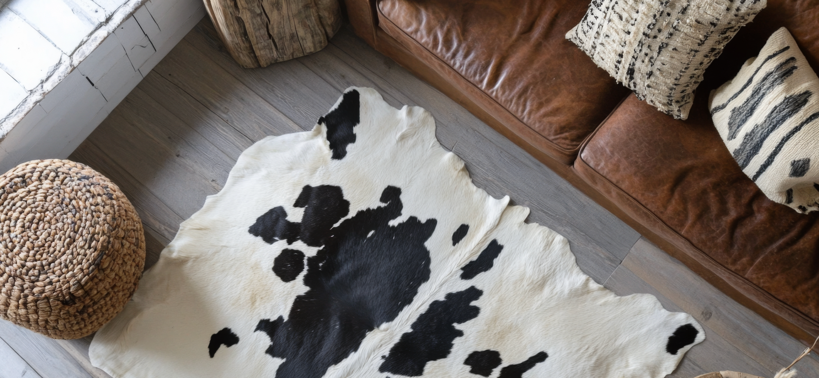 Madisons Dark Brown Patchwork Cowhide Rug – Posh Rug