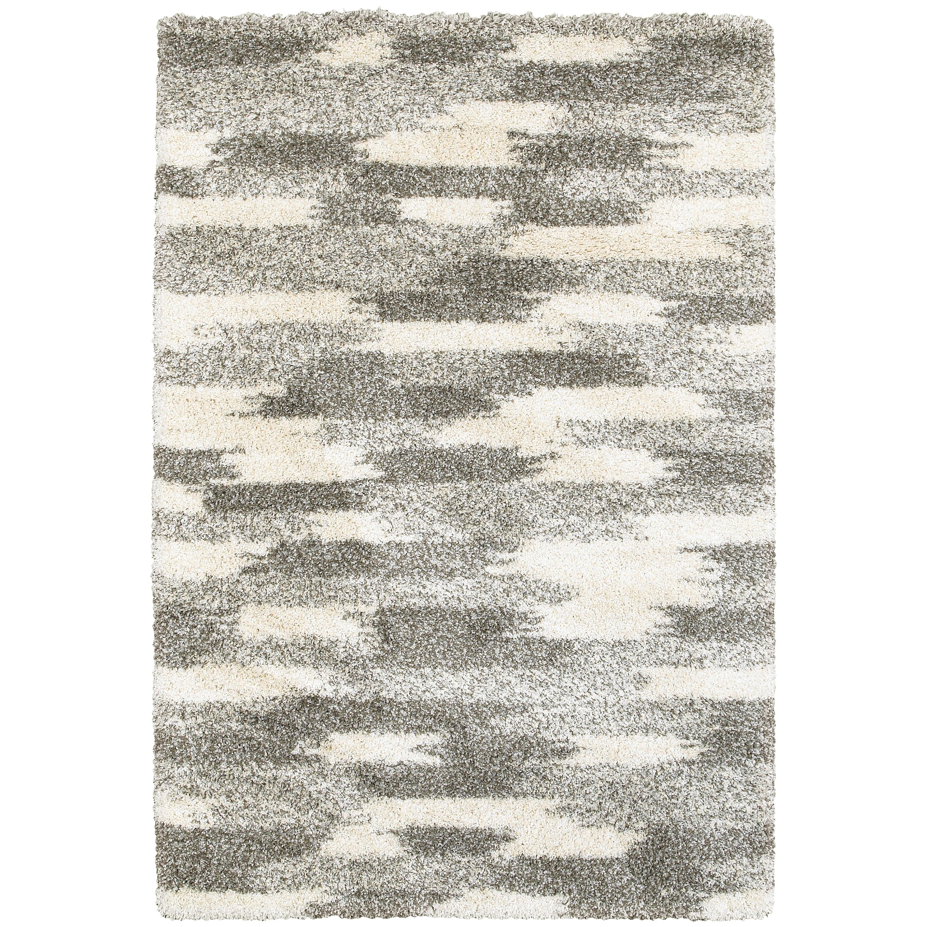 Henderson Grey Ivory Shag Geometric Indoor Rug – Posh Rug